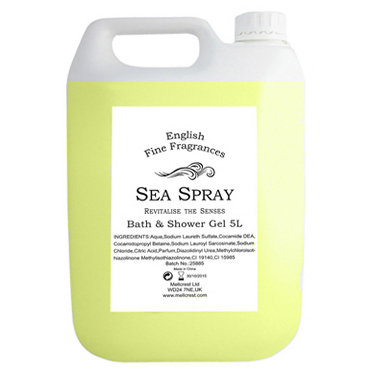 Sea Spray 5 Litre Refill Bath & Shower Gel – Mellcrest
